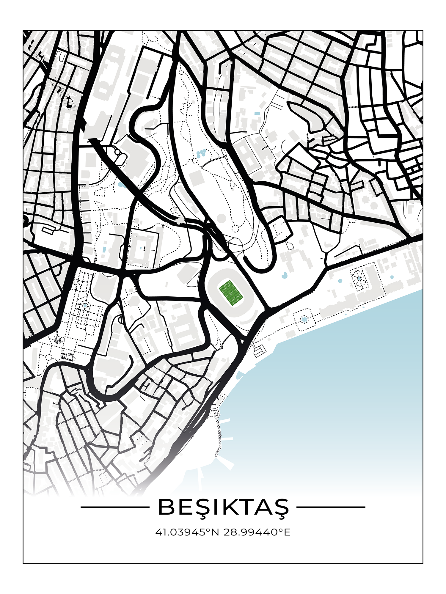 Stadion Poster Beşiktaş Istanbul